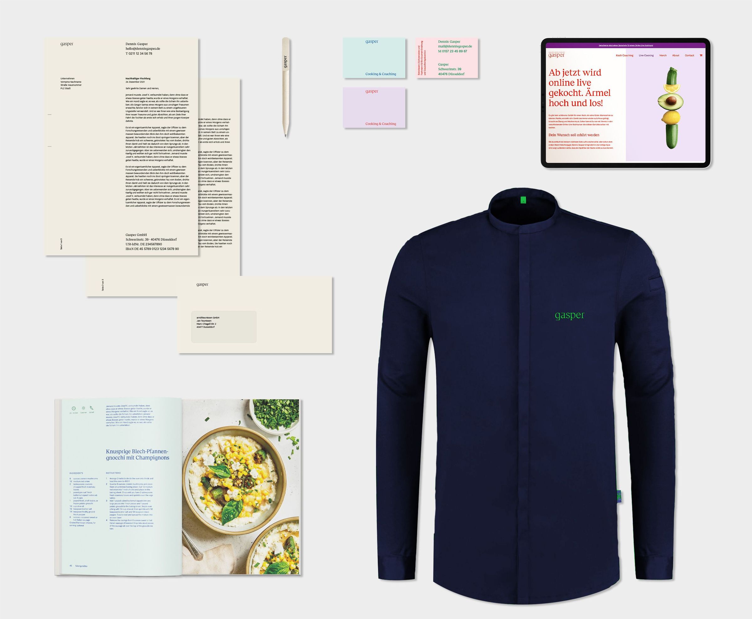 Neues Erscheinungsbild für Dennis Gasper